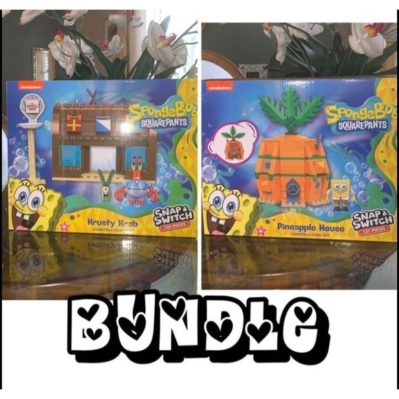 Shopkins | Toys | Spongebob Squarepants Pineapple House Restaurant Lego ...